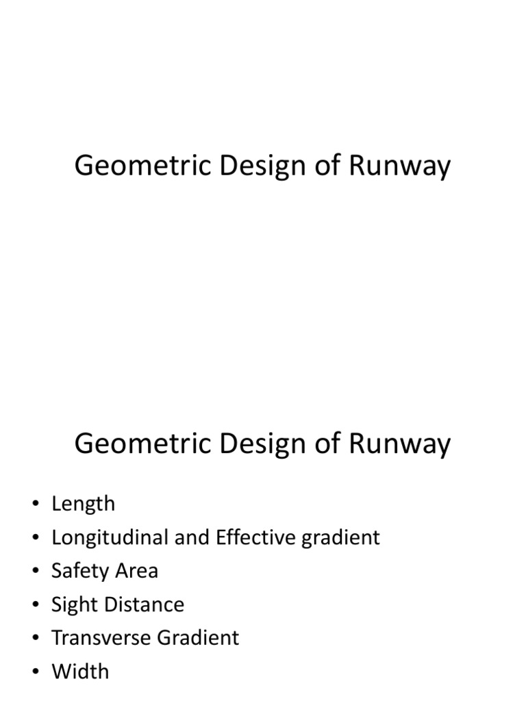 Geometric Design of Runways and Taxiways | PDF | Runway | Airport