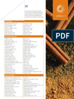 OPTAVIA-Vegetarian Conversion Chart | PDF | Weight | Leaf Vegetable