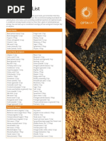 OPTAVIA-Vegetarian Conversion Chart | PDF | Weight | Leaf Vegetable