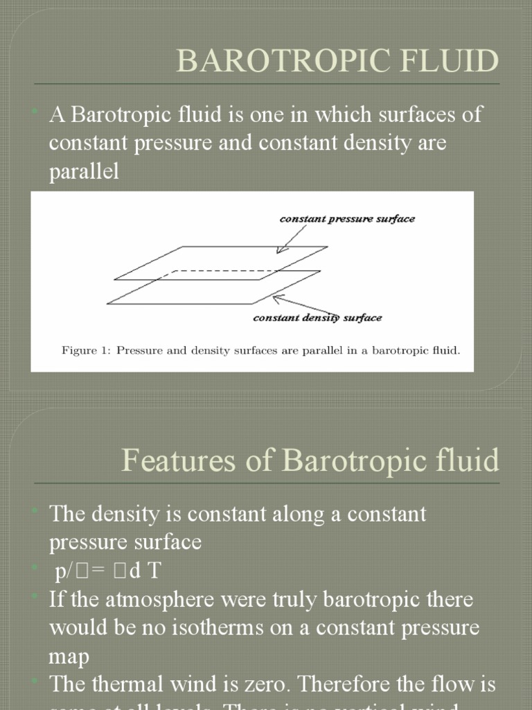 Presentation On Barotropic Fluids and Viscous Stress Tensor