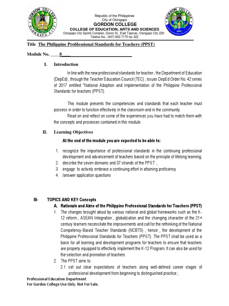 Module 8 PPST | Download Free PDF | Educational Assessment | Learning
