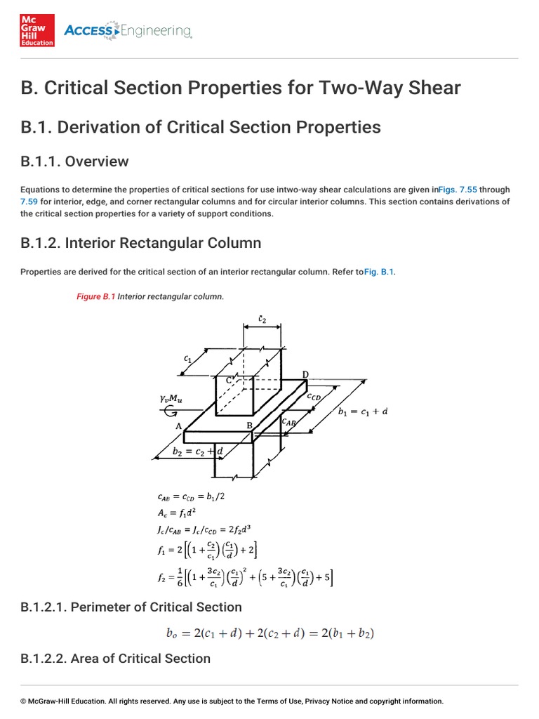 13 Critical-Section-Properties-For-Two-Way-Shear | PDF | Bending | All ...