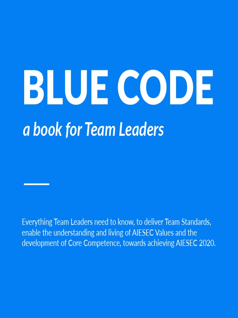 Blue Code PDF | PDF | Competence (Human Resources) | Performance Indicator