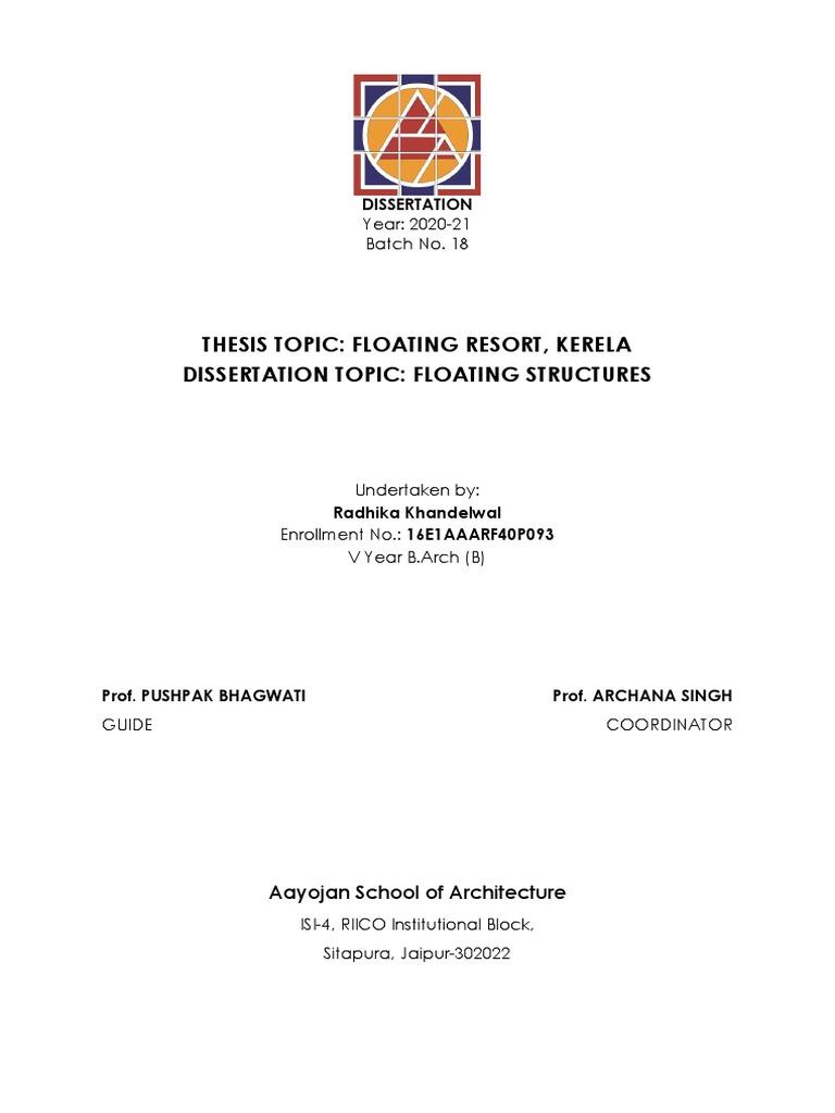 Dissertation Report PDF | Download Free PDF | Polystyrene | Buoyancy