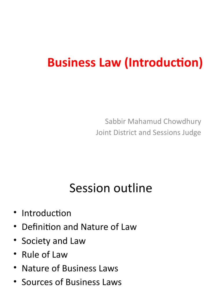 Intro to Business Law Basics | PDF | Precedent | Corporate Law