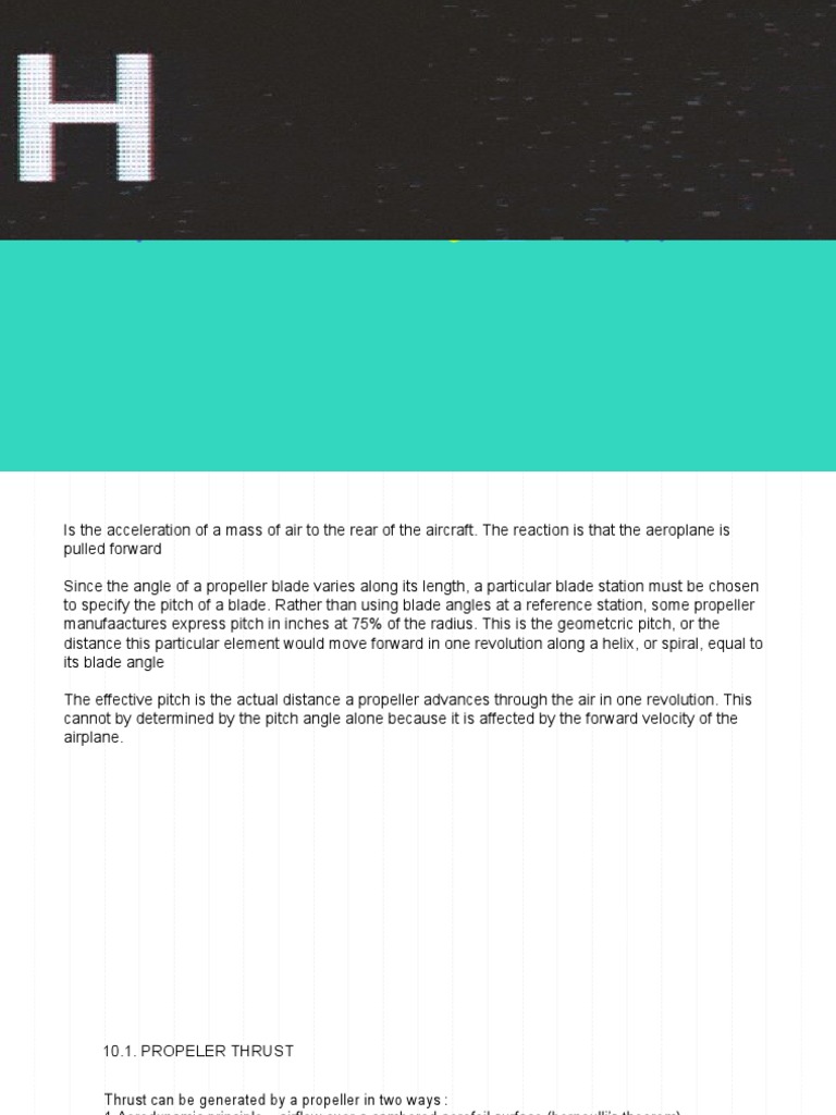 Propeller New | PDF | Propeller | Thrust