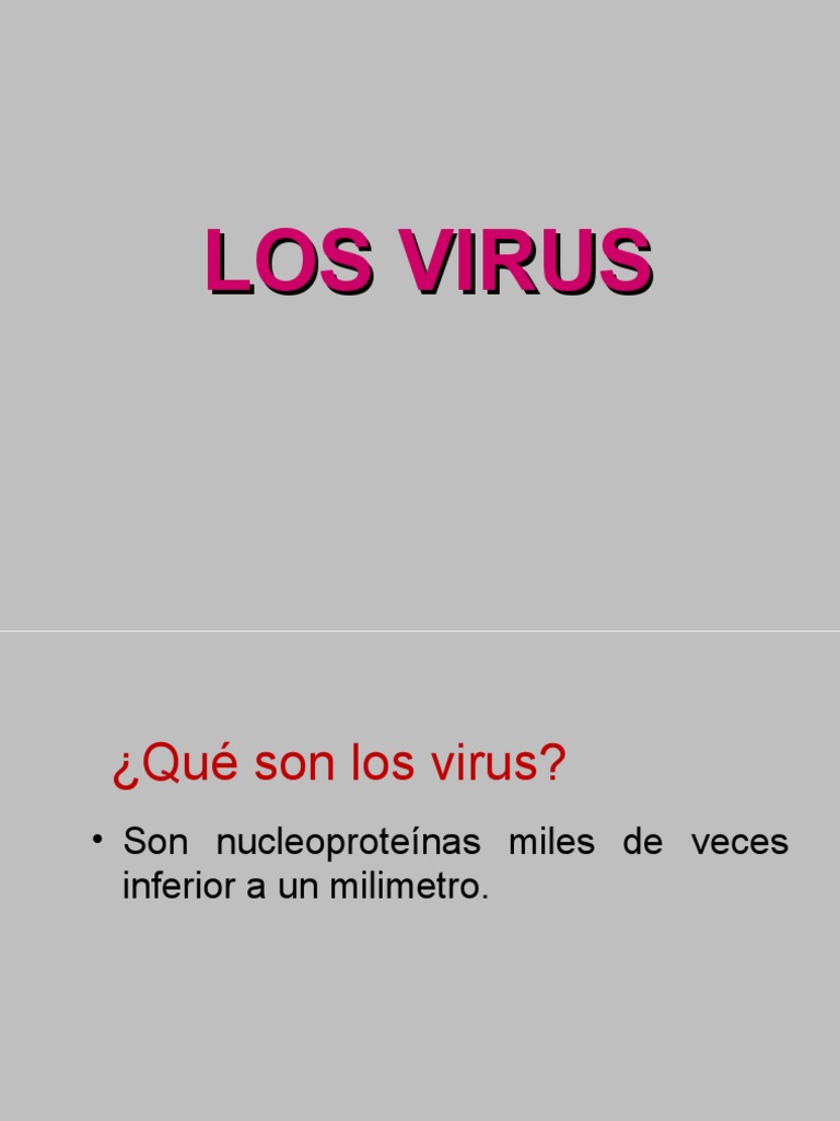 Características y Clasificación de Virus | PDF | Virus | Biología Celular)