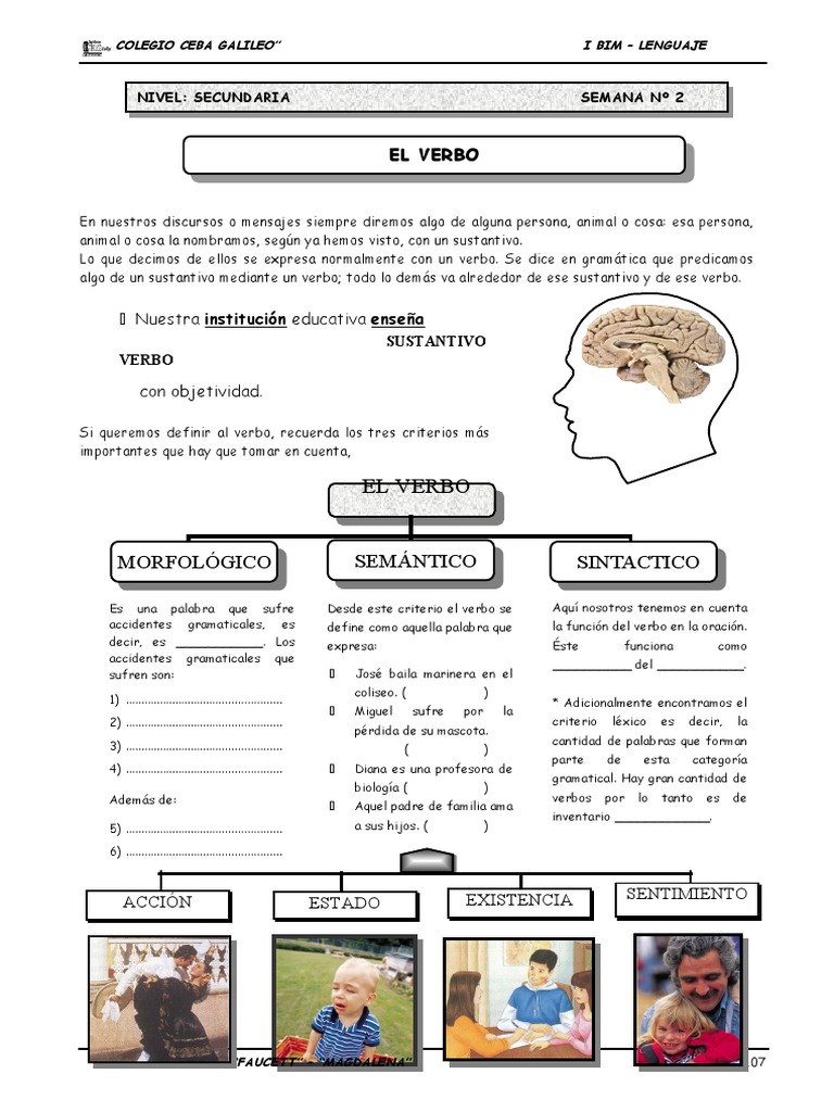 Practica Del Verbo | PDF | Verbo | Numero Gramatical