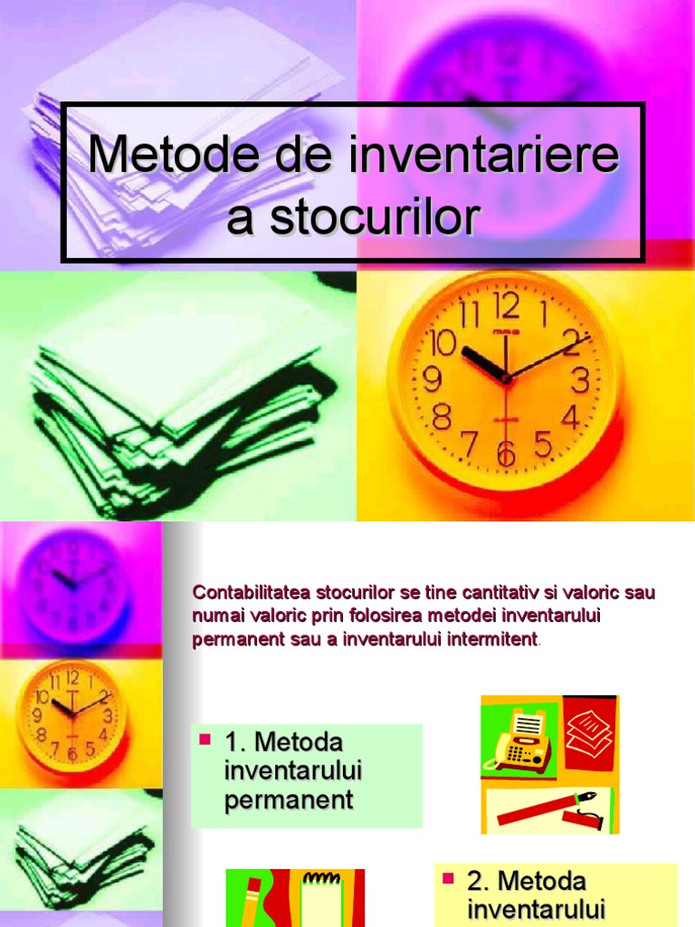 Metode de Inventariere | PDF