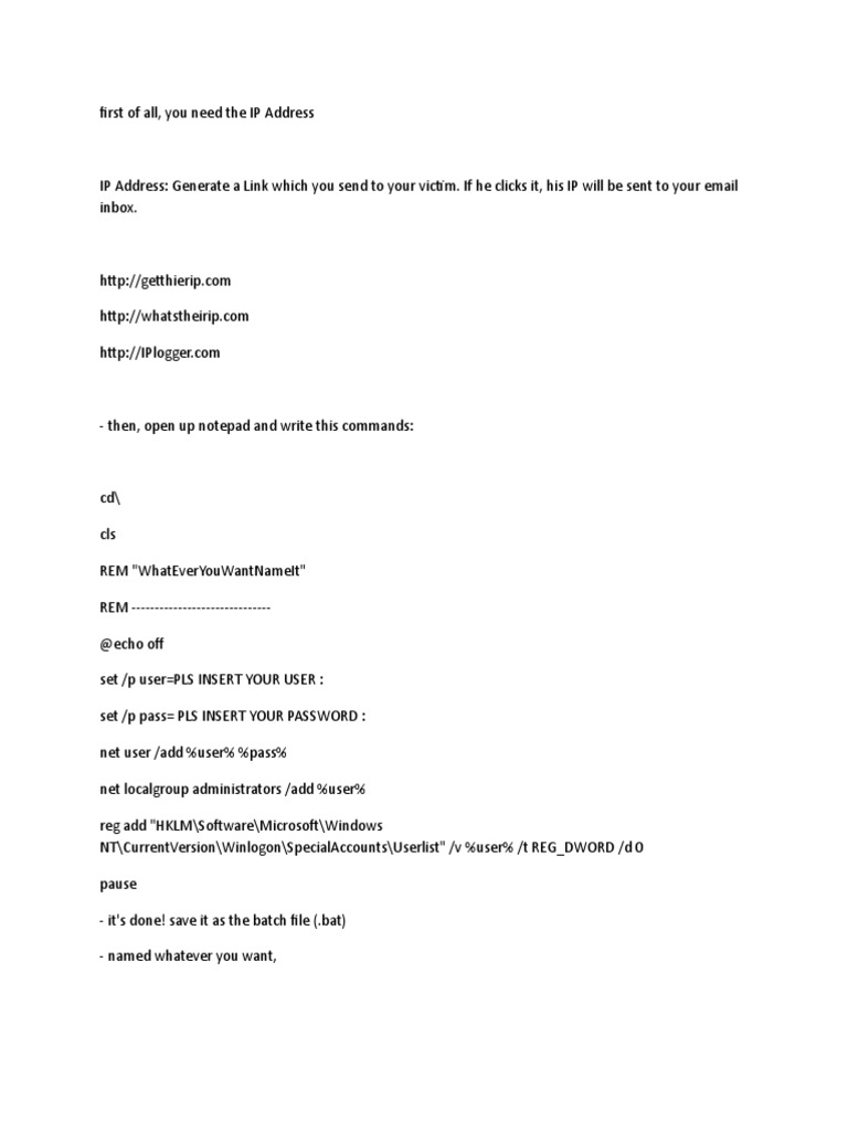 How To Hack | PDF | Computers