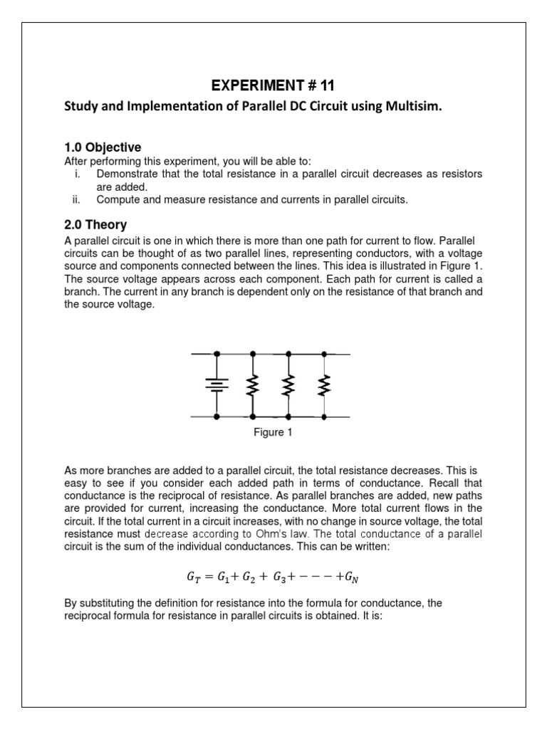 Electrical Engineering Lab Experiment | PDF | Series And Parallel Circuits | Electrical Network
