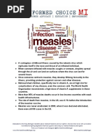 Measles Overview and Prevention Guide | PDF