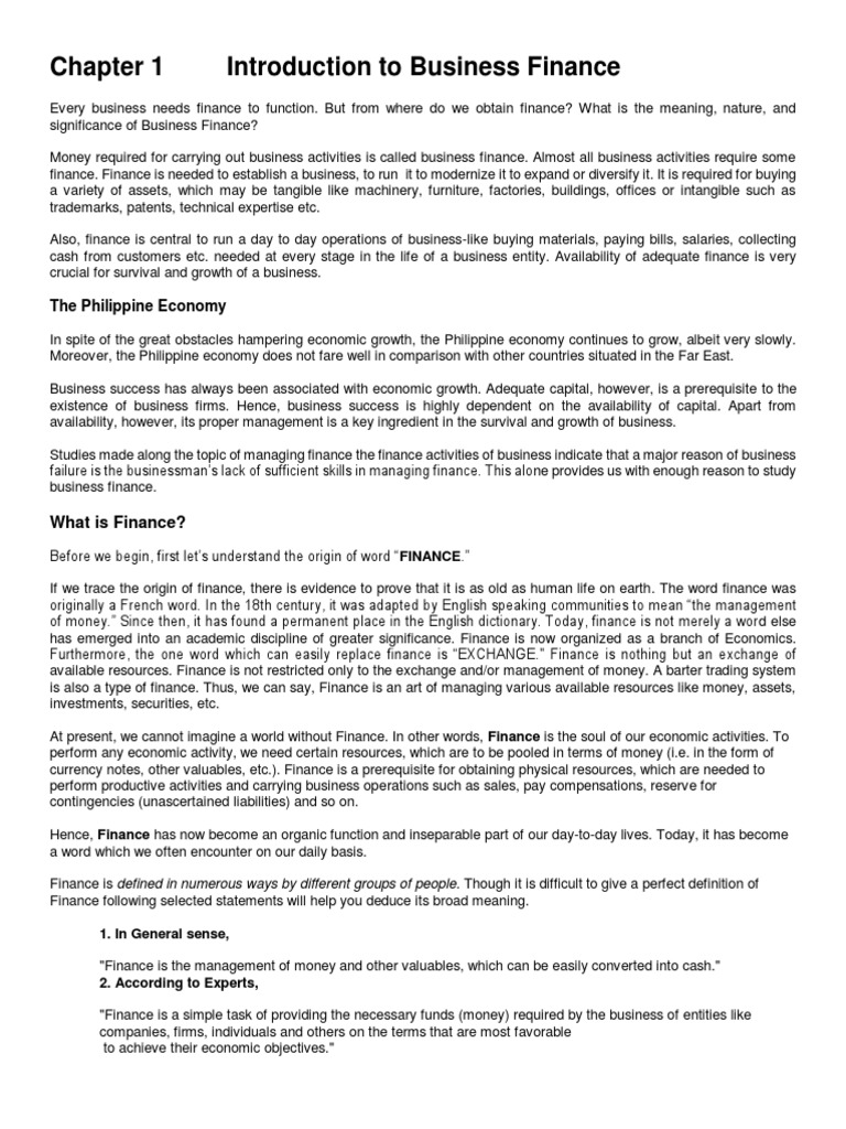 Chapter 1 Intro Pdf Investment Banking Securities Finance
