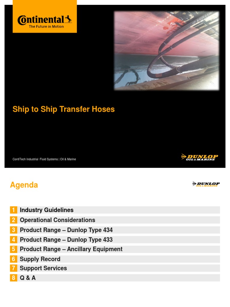 Ship To Ship Transfer Hoses | PDF | Ships | Hose