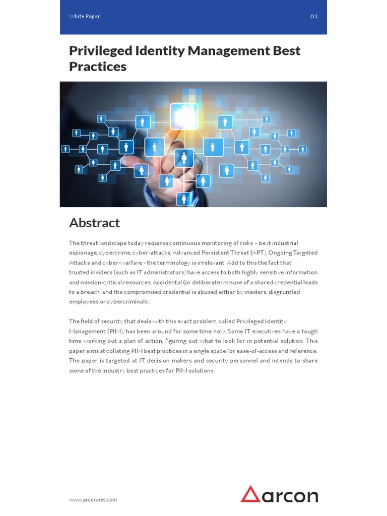 Privileged Identity Management Best Practices PDF | Download Free PDF ...