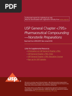 USP Chapter 795 | PDF | Prescription Drugs | Pharmaceutical Formulation