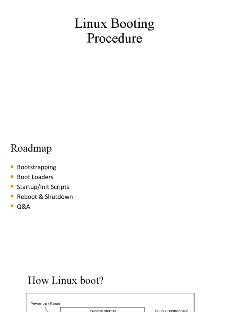 RedHat Linux - Boot Process | PDF | Booting | Bios