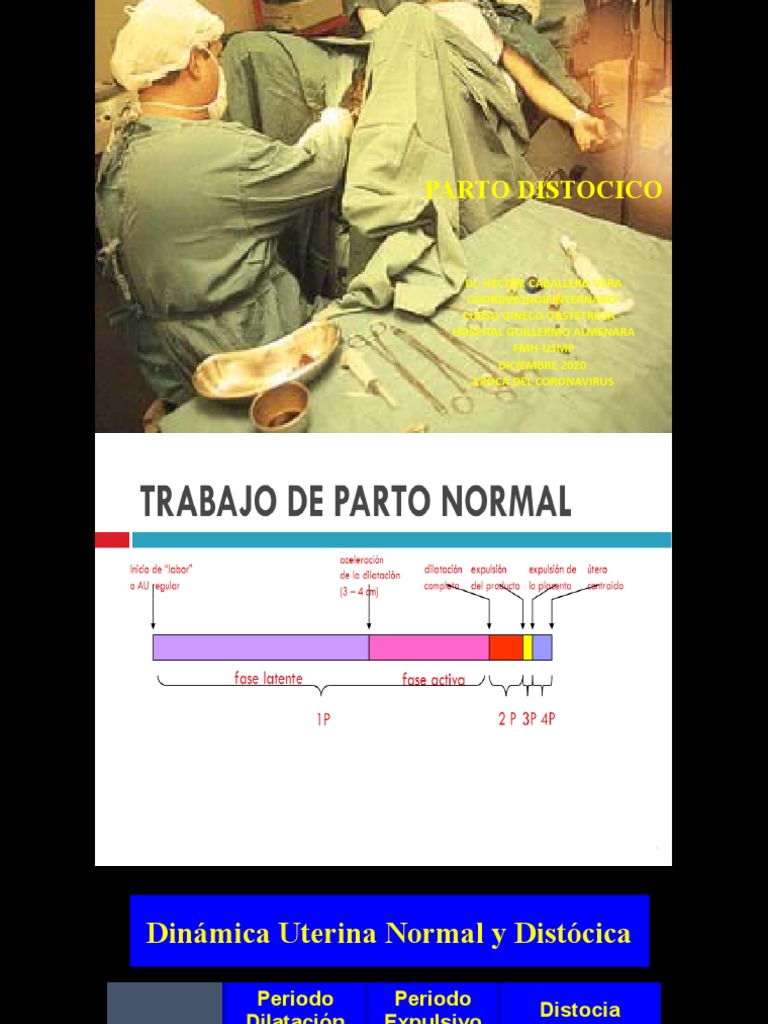 PARTO DISTÓCICO: CAUSAS, DIAGNÓSTICO Y MANEJO | PDF | Parto | Muerte ...