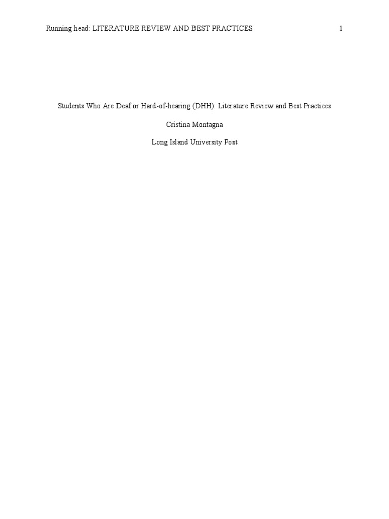 Educator Guide for DHH Students | PDF | Hearing Loss | American Sign ...