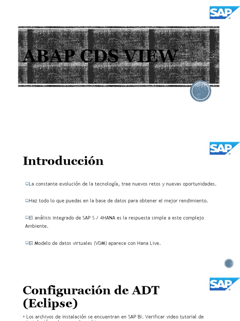 Optimización ABAP CDS en SAP HANA | PDF | SQL | Bases de datos