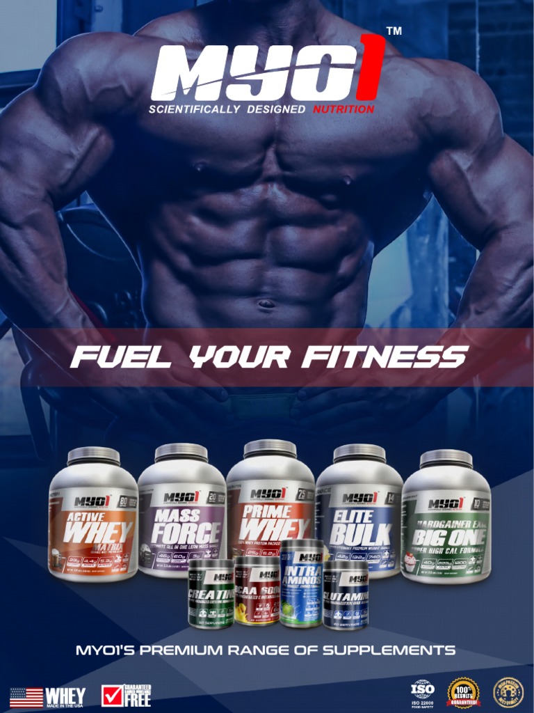 Myo1 Nutrition Products Catalogue | PDF | Biochemistry | Chemistry