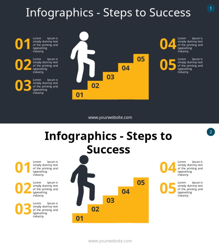 Infographics - Steps To Success | PDF