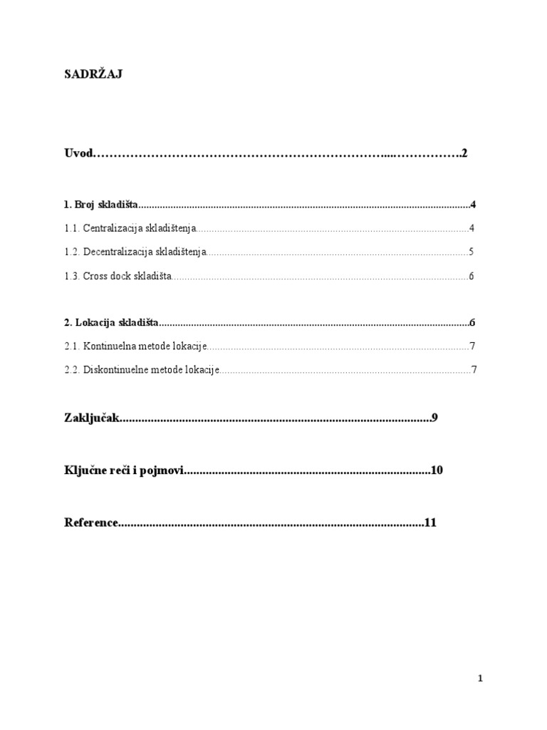 Marketing Logistika - Skladištenje | PDF