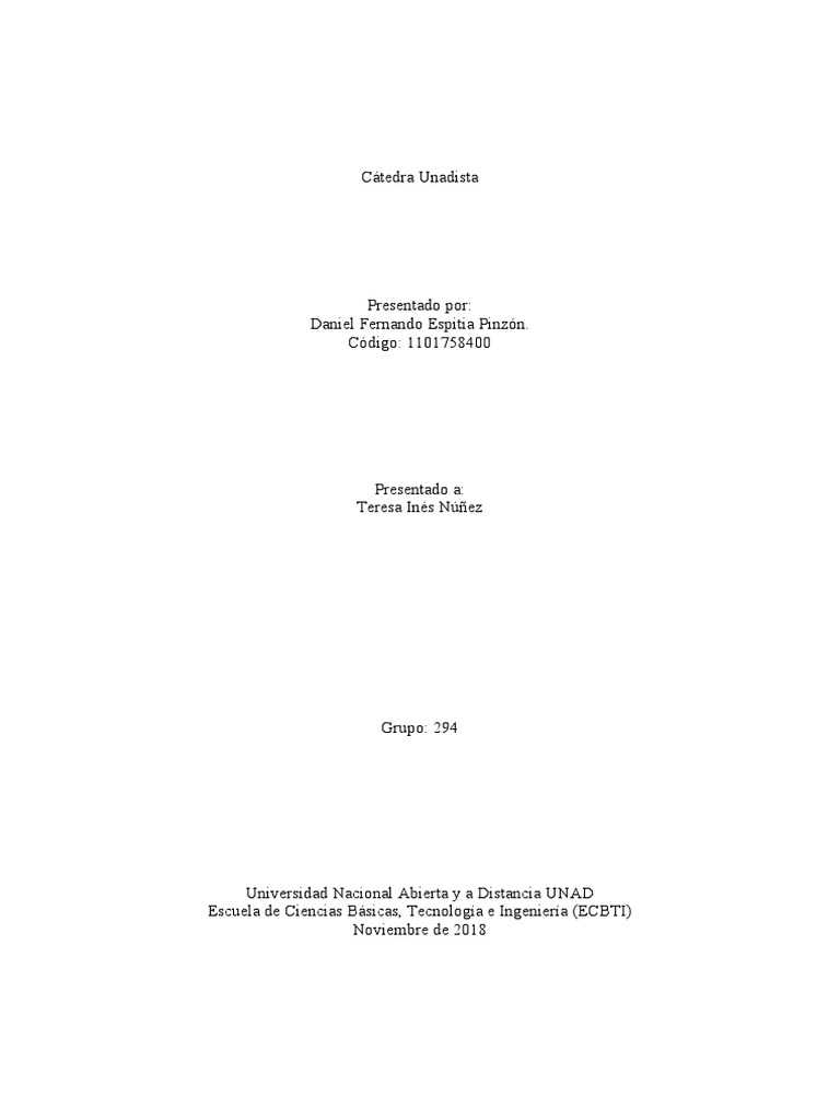 Daniel Fernando Espitia Grupo 294 | PDF