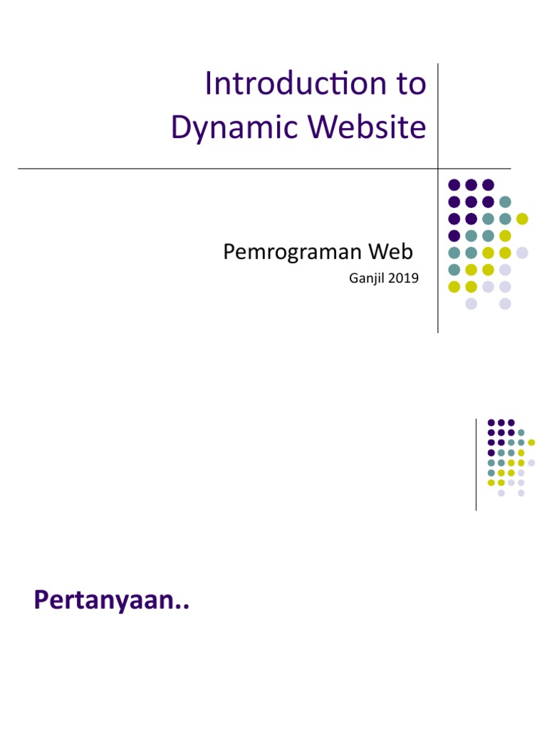 Dasar Pemrograman Web Dinamis | PDF | Seni
