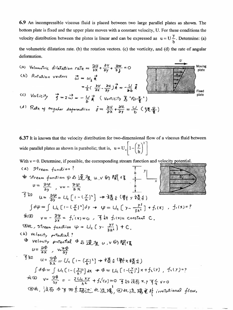 Fluid Mechanics EXERCHAP06 | PDF | Viscosity | Fluid Dynamics