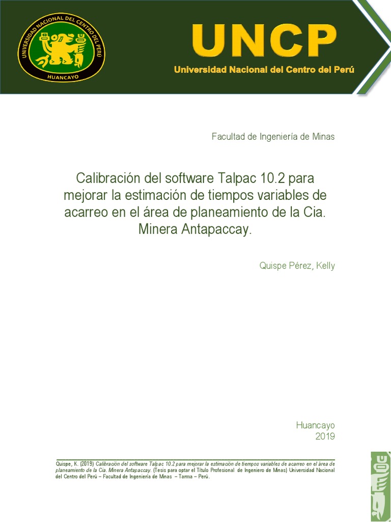 Talpac 10.2 PDF | PDF | Minería | Simulación