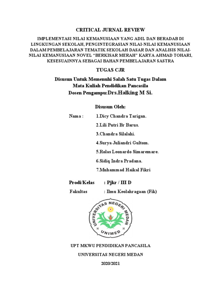 CJR Pendidikan Pancasila | PDF