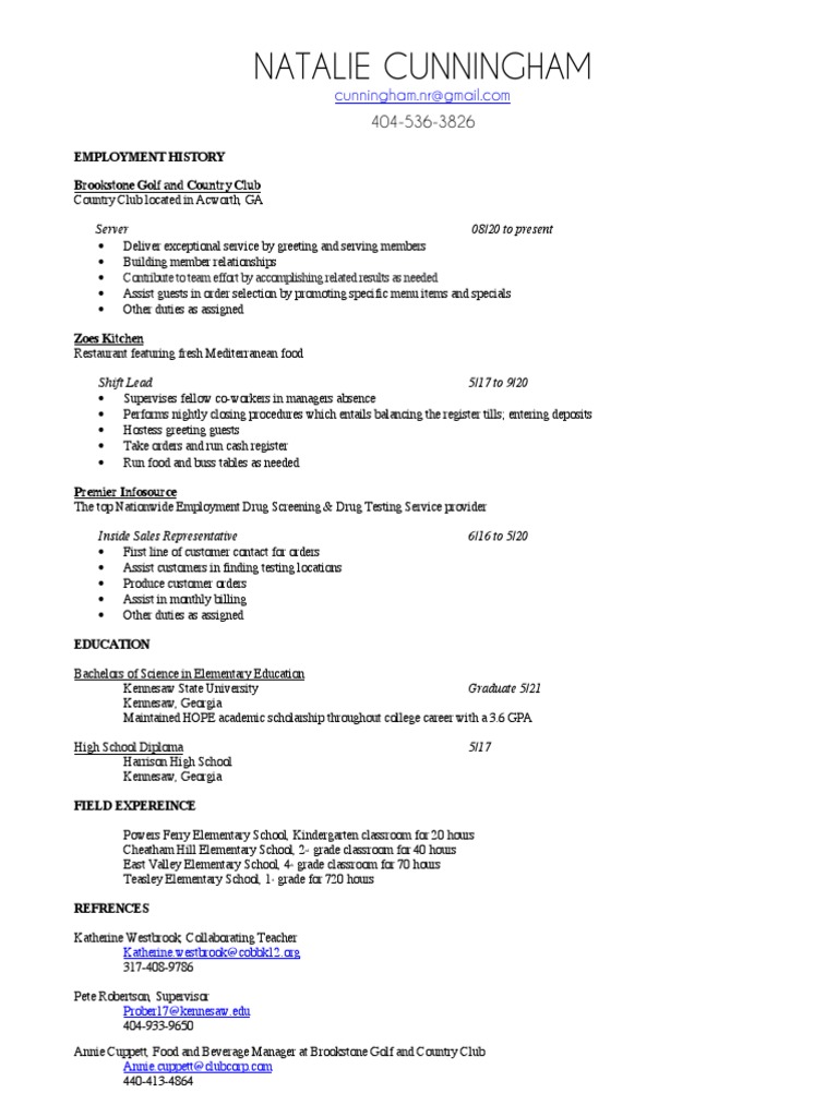 Final Resume | PDF | Behavior Modification | Learning