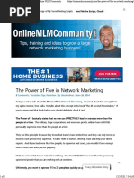 RANDY GAGE - Making The First Circle Work | PDF | Multi Level Marketing ...