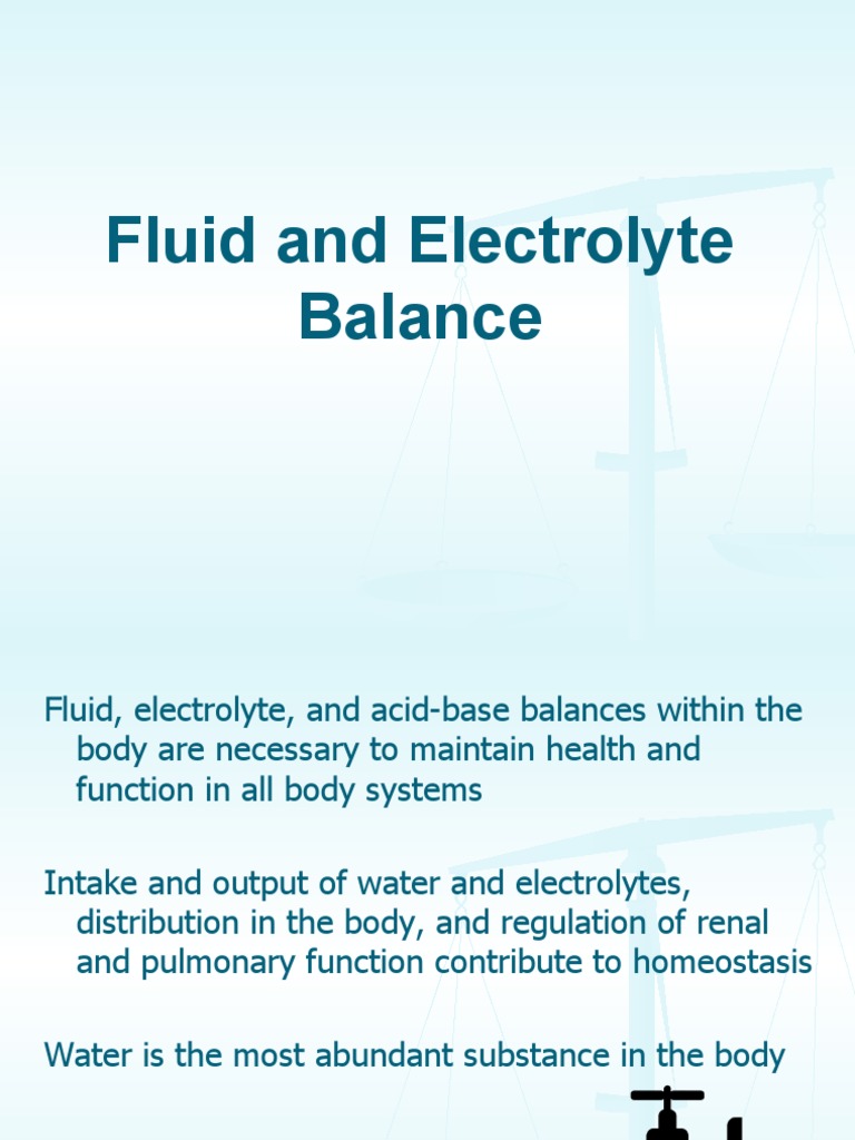 Fluid and Electrolyte - Class | PDF | Electrolyte | Chloride