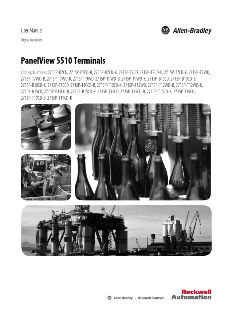 Panelview 5510 Terminals: User Manual | PDF | Computer Keyboard | User ...