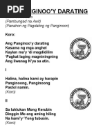 Ningas NG Pag-Asa Lyrics | PDF