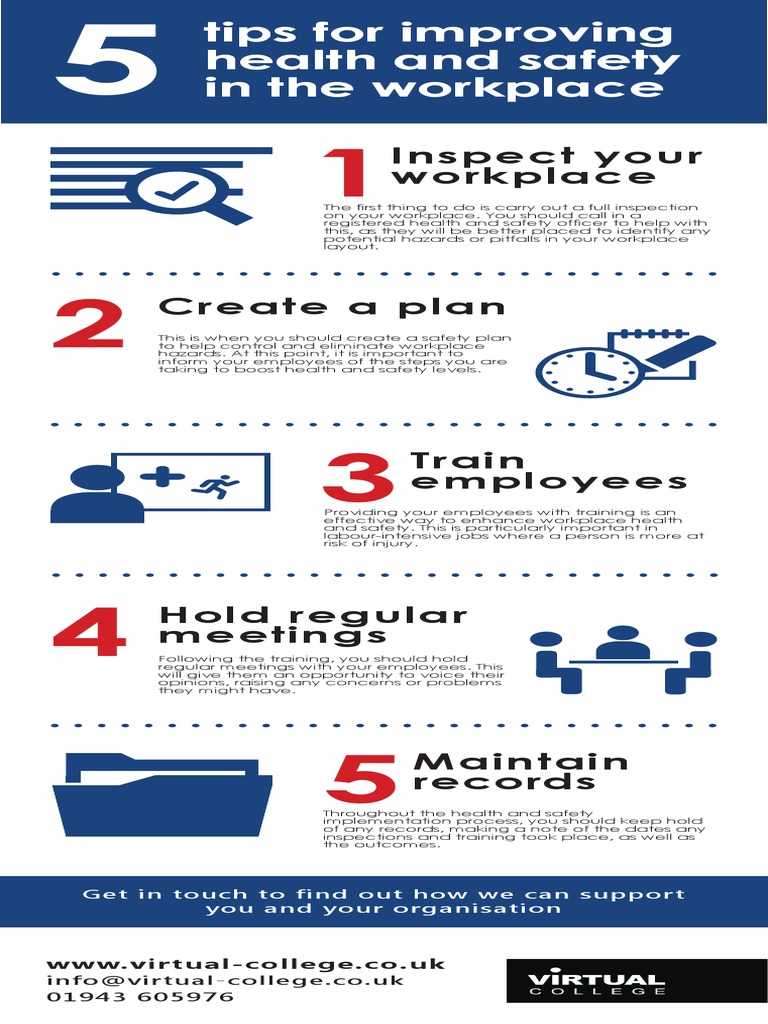 5 Tips For Improving Health and Safety in The Workplace | PDF