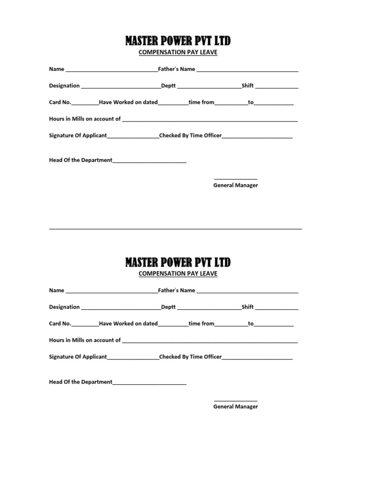 CPL Form
