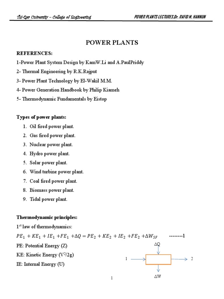 Power Plants PDF | PDF | Boiler | Power Station