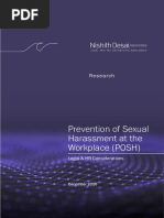 ON POSH Act | PDF | Sexual Harassment | Woman