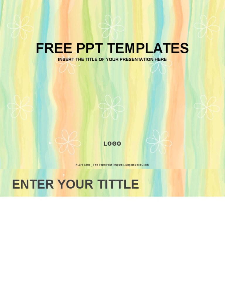 Abstract Floral PPT Design | PDF