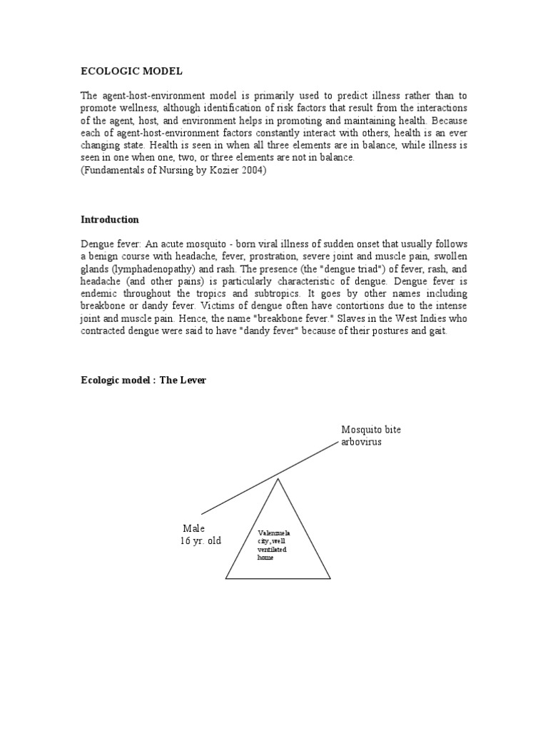 Ecologic Model | PDF