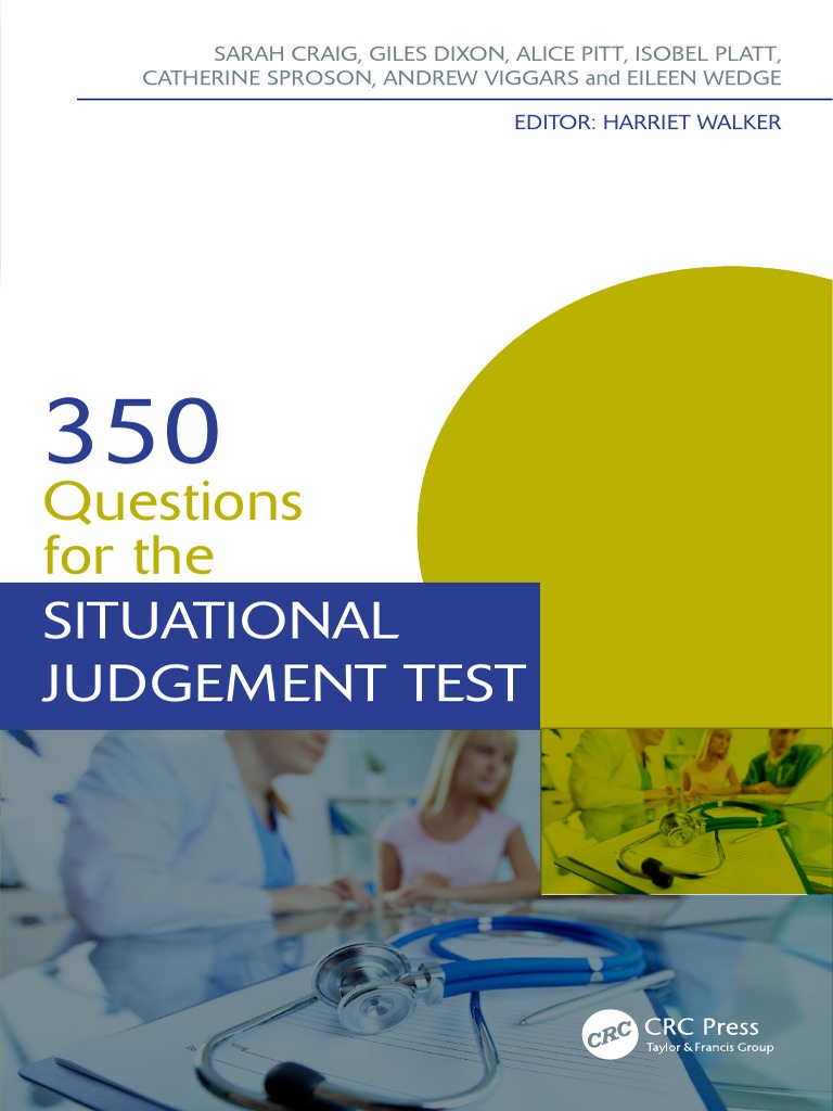 UK Foundation Programme SJT Questions PDF | PDF | Test (Assessment ...