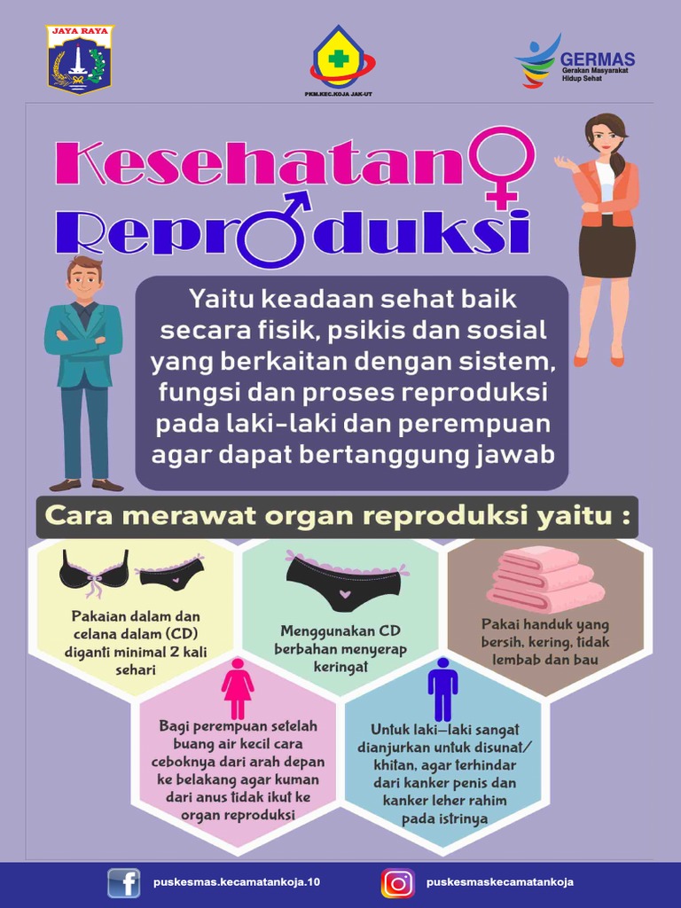 Poster Kesehatan Reproduksi Puskes Koja | PDF