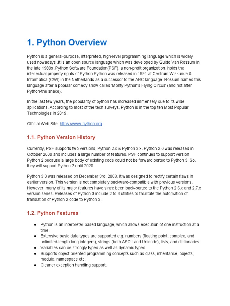 Python PDF | PDF | Parameter (Computer Programming) | Control Flow