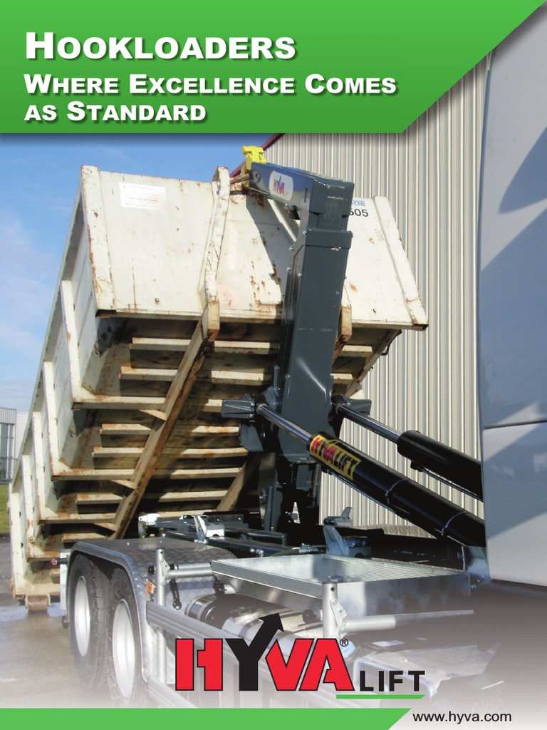 Hyva Hookloader Brochure | PDF | Crane (Machine) | Manufactured Goods