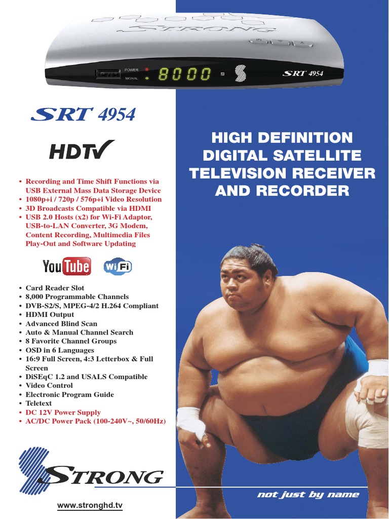 Brochure-SRT 4954-En-V4-No Cropmarks - Lores | PDF | Hdmi | Power Supply