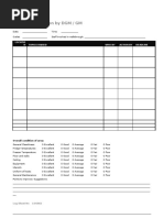 Classroom Cleanliness Evaluation Form | PDF