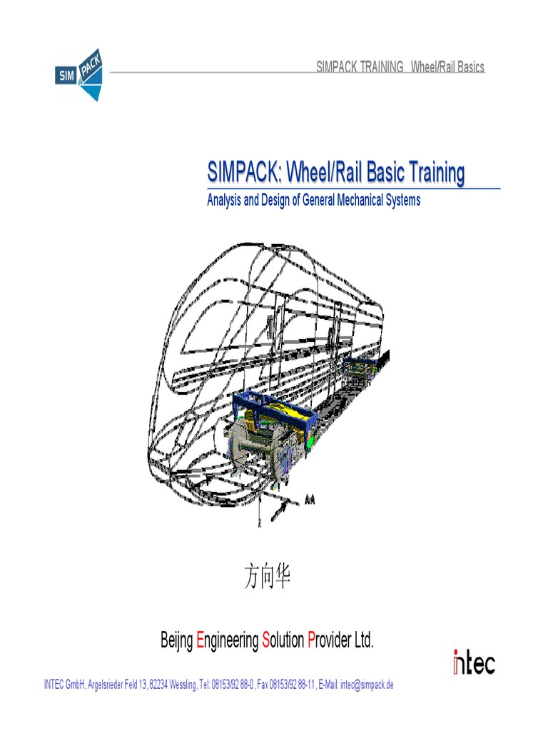 Simpack Wheel-Rail Training BASIC | PDF | Force | Curvature
